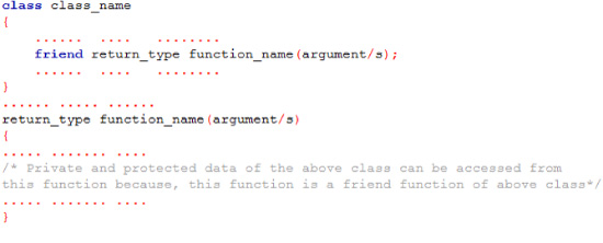 Education For All Friend Function And Friend Classes In C Programming