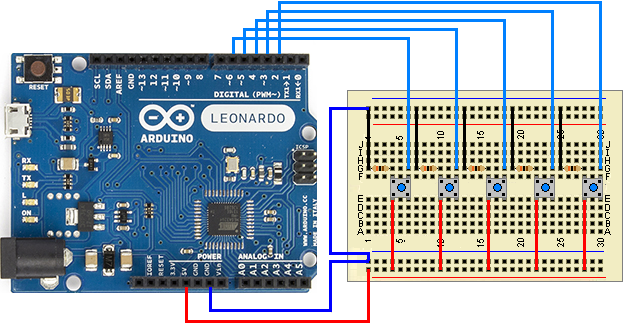 Arduino en español: Button Mouse Control