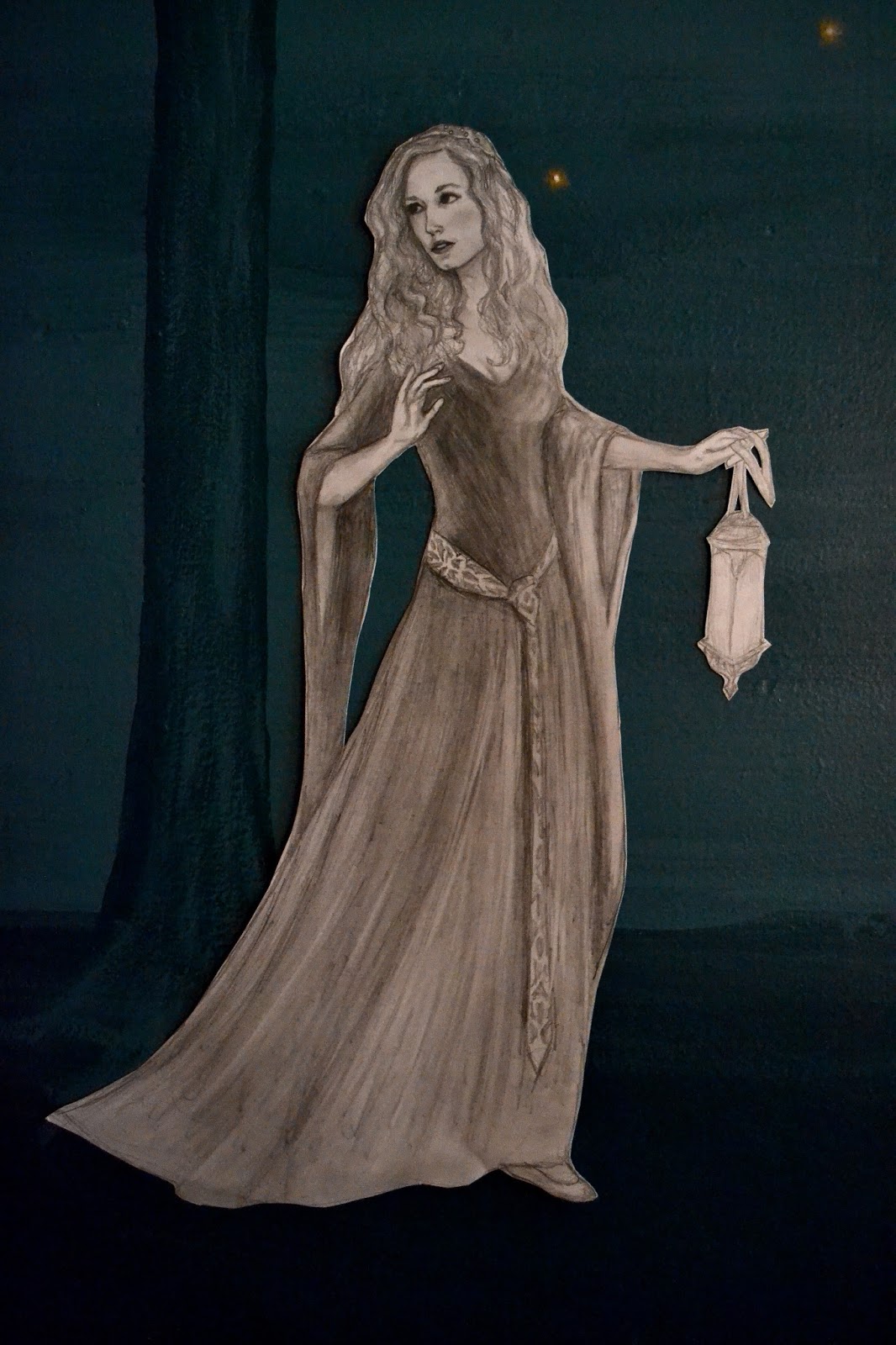 Catty-Corner Cottage: The Twelve Dancing Princesses - Sketching Completed