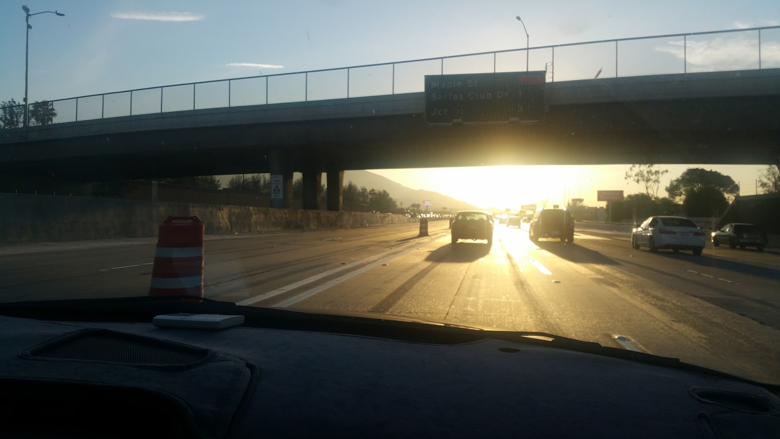 The 91 Express Lanes Riverside Extension is almost done