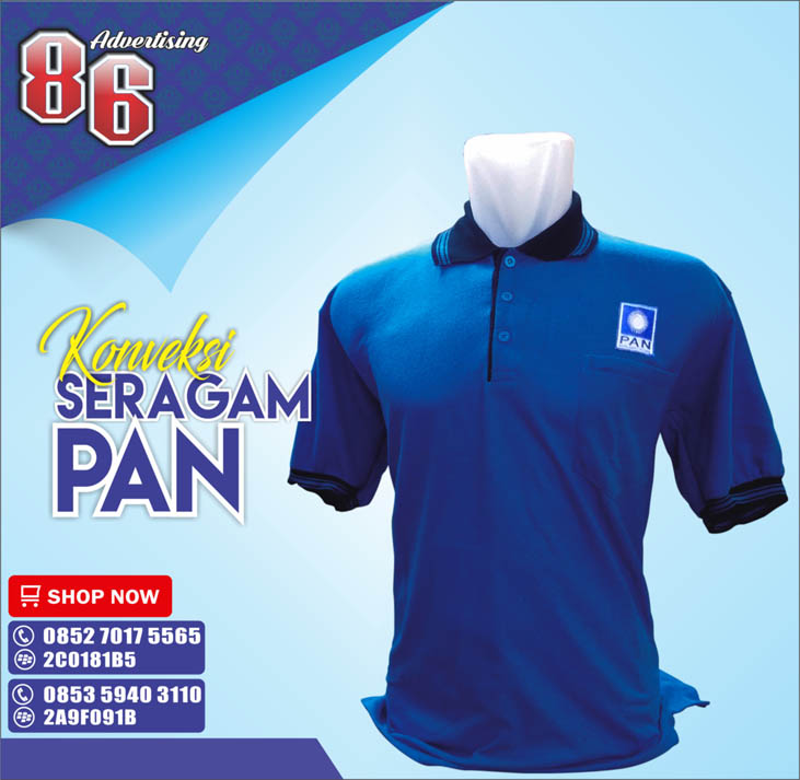 BAJU PAN, KEMEJA PAN, TOPI PAN, ROMPI PAN ~ Grand konveksi 86