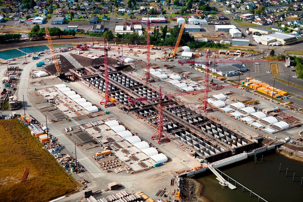 VISIONS DE CHANTIERS: SR 520 Seattle "floating bridge" (suite 44)