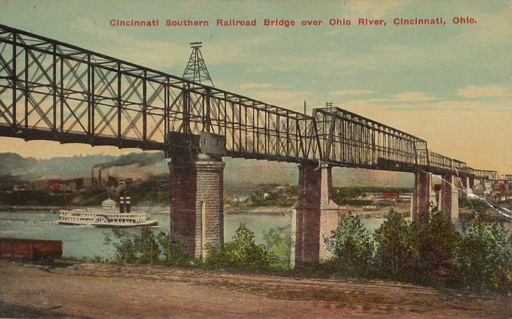 Industrial History: 1877,1922 NS/CNO&TP/Sou/CS Bridges over Ohio River ...