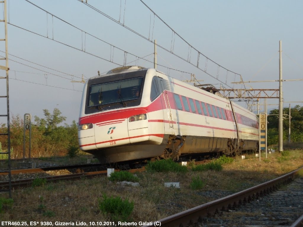 ETR 460 25 effettua un Eurostar Reggio Calabria Centrale