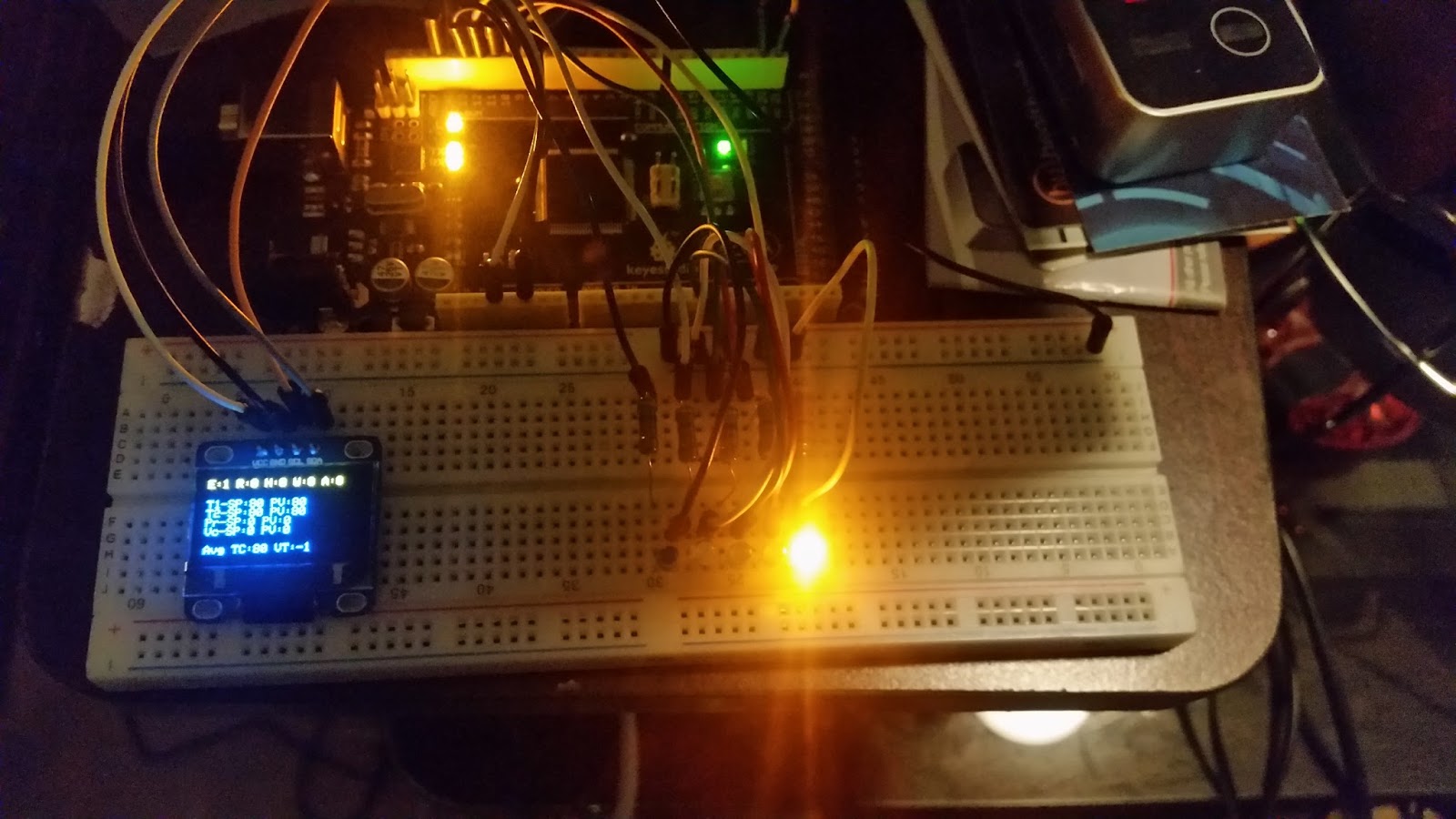 OPC, OLED and some LEDs for Good Measure