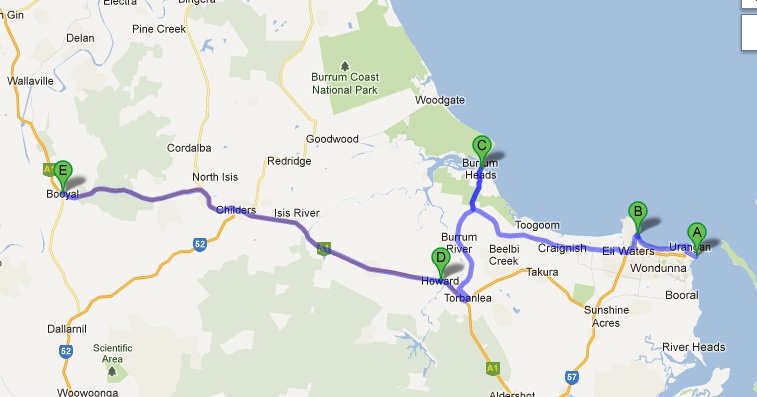 Tony and Joe's Big Bike Ride - Coffs to Cairns: May 14 - Hervey Bay to ...