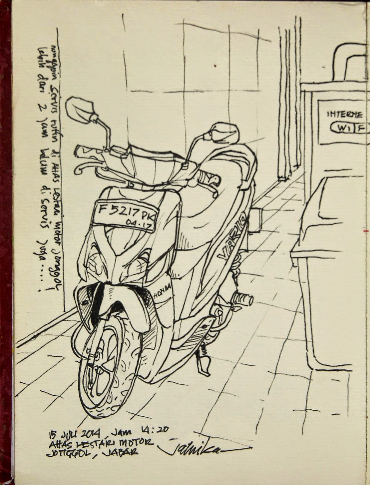 jatmika sketch & drawing: bengkel Ahass