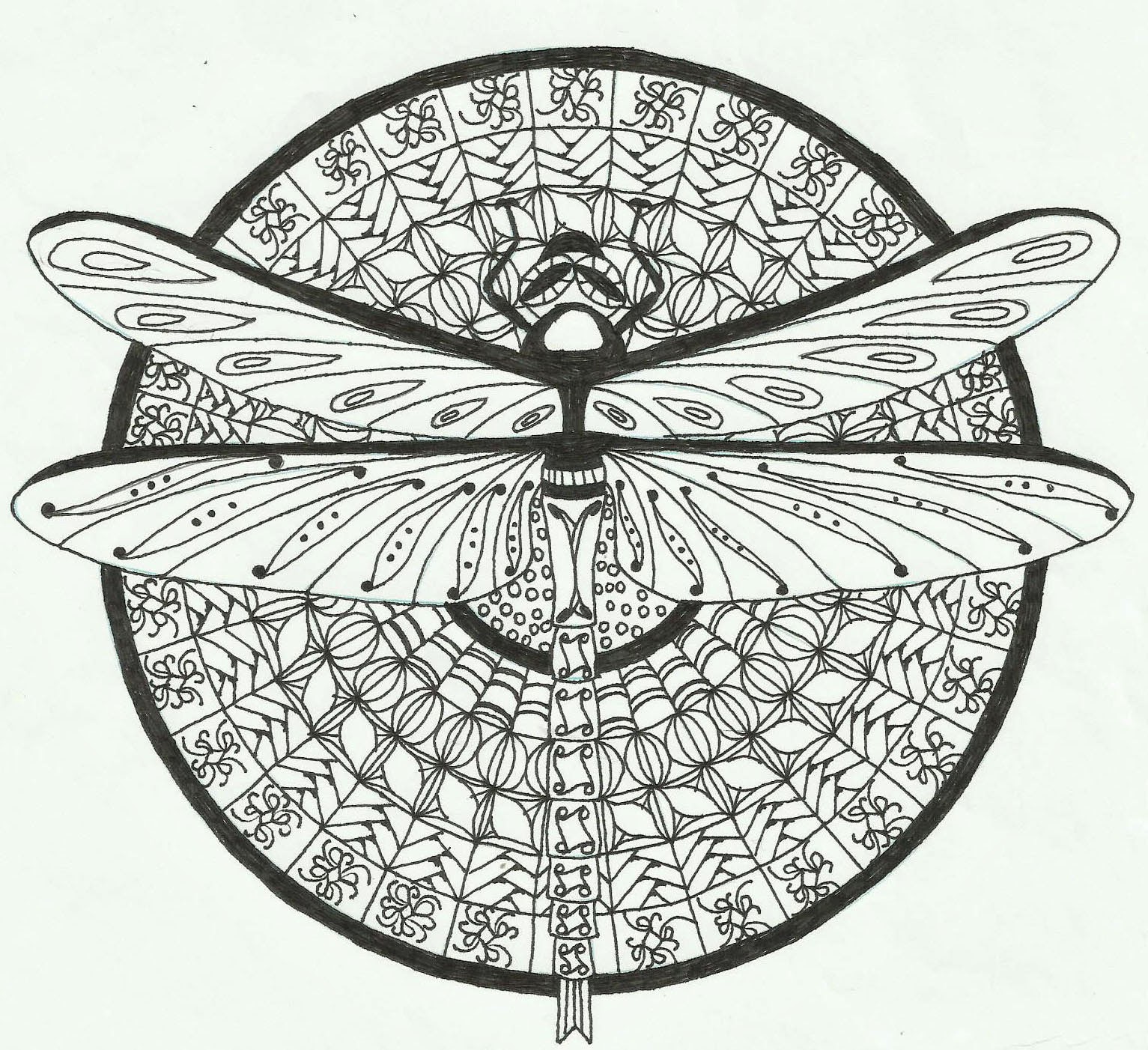 Knitting II: Zentangle Dragonfly