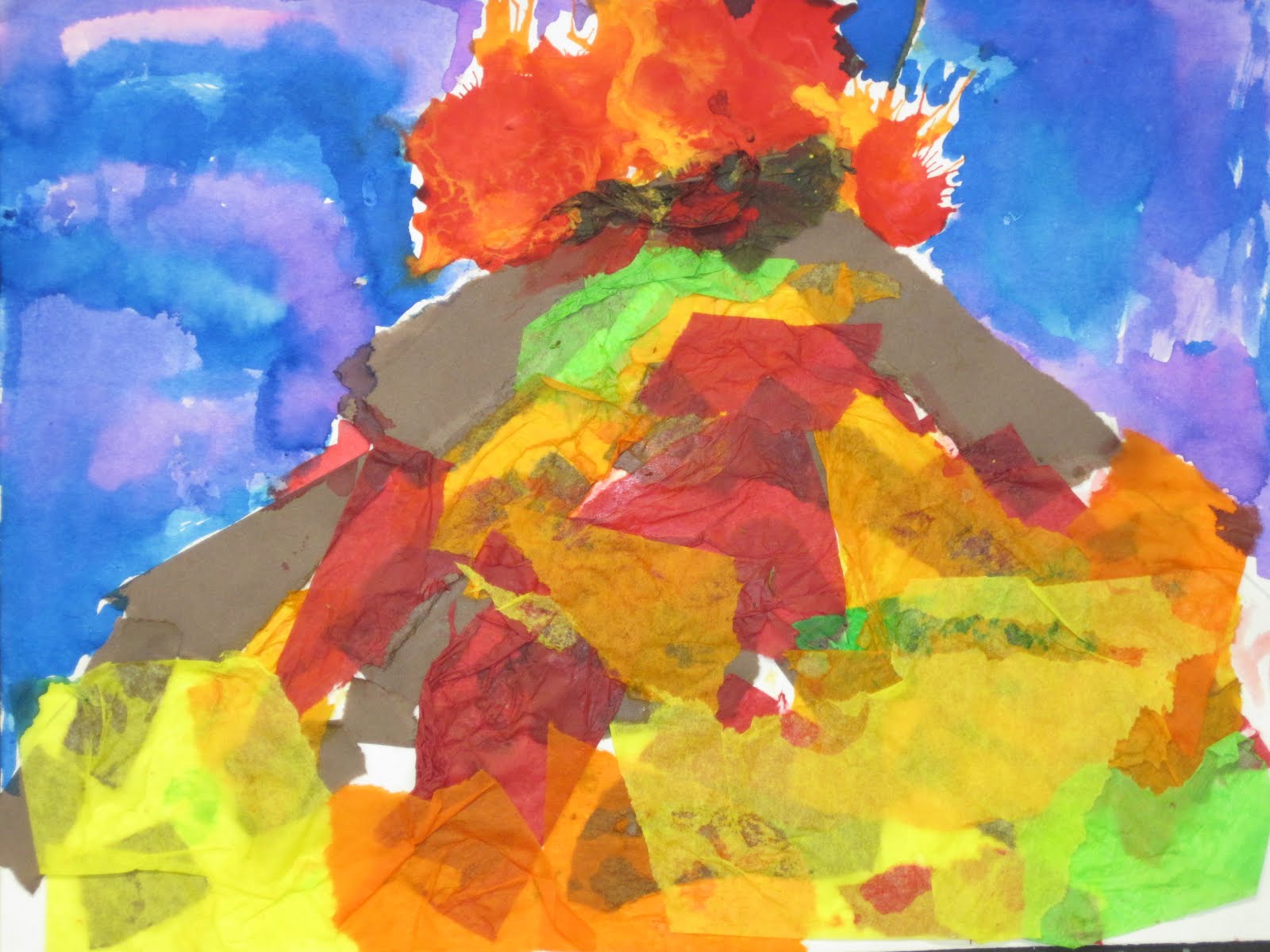 Lines, Dots, and Doodles: Volcanoes, 5th Grade