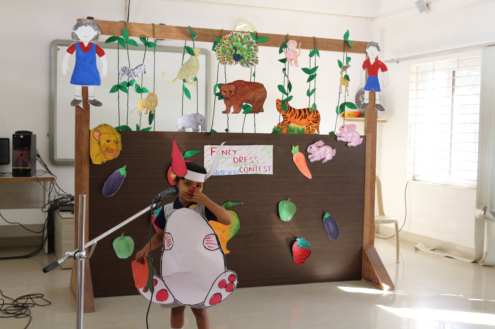 Fancy dress competition for nursery students