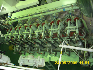 maritime world, ships machineries, shipping and seafarers: Ship machinery