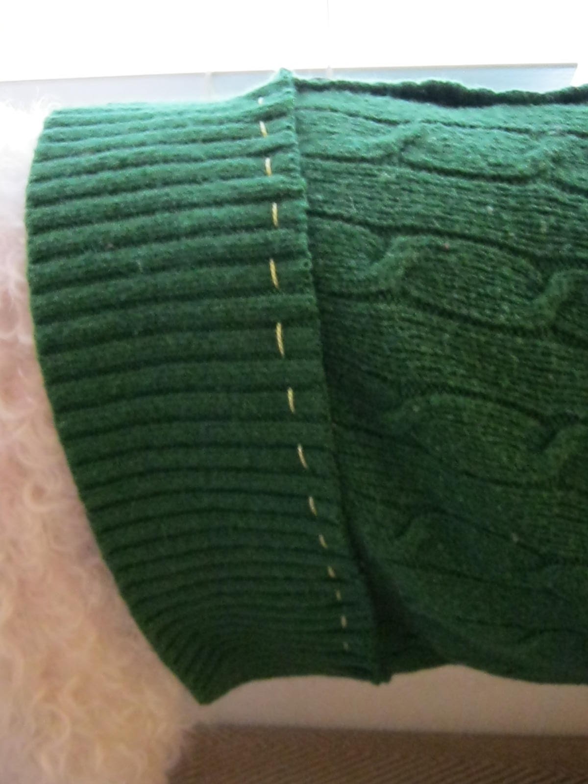 Two Blue Houses: Upcycled Homemade Dog Sweater