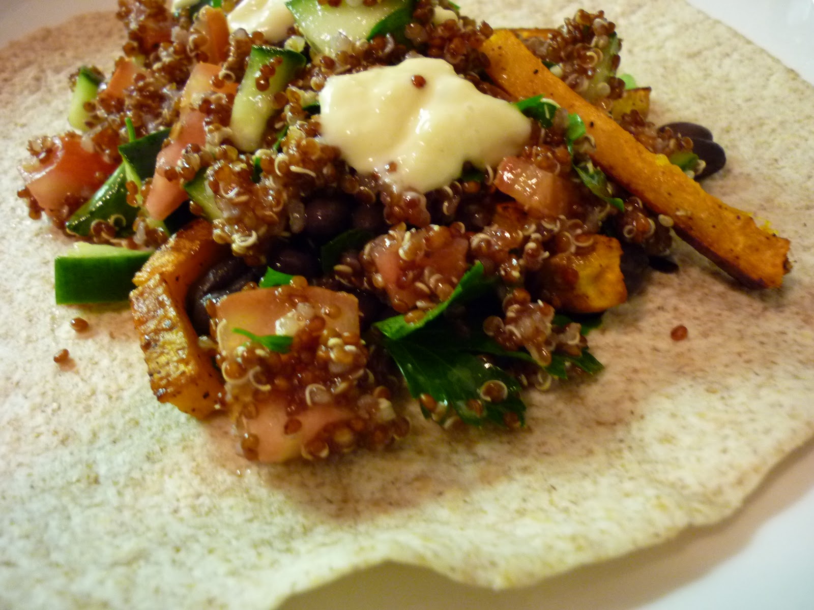 Veganess Eats: Sweet Potato Shawarma
