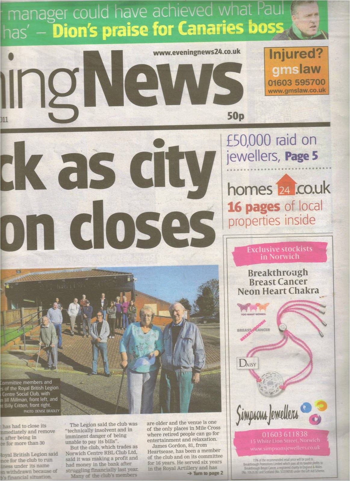 3530 Olivia Smith: Comparing a National Newspaper to a Local Newspaper