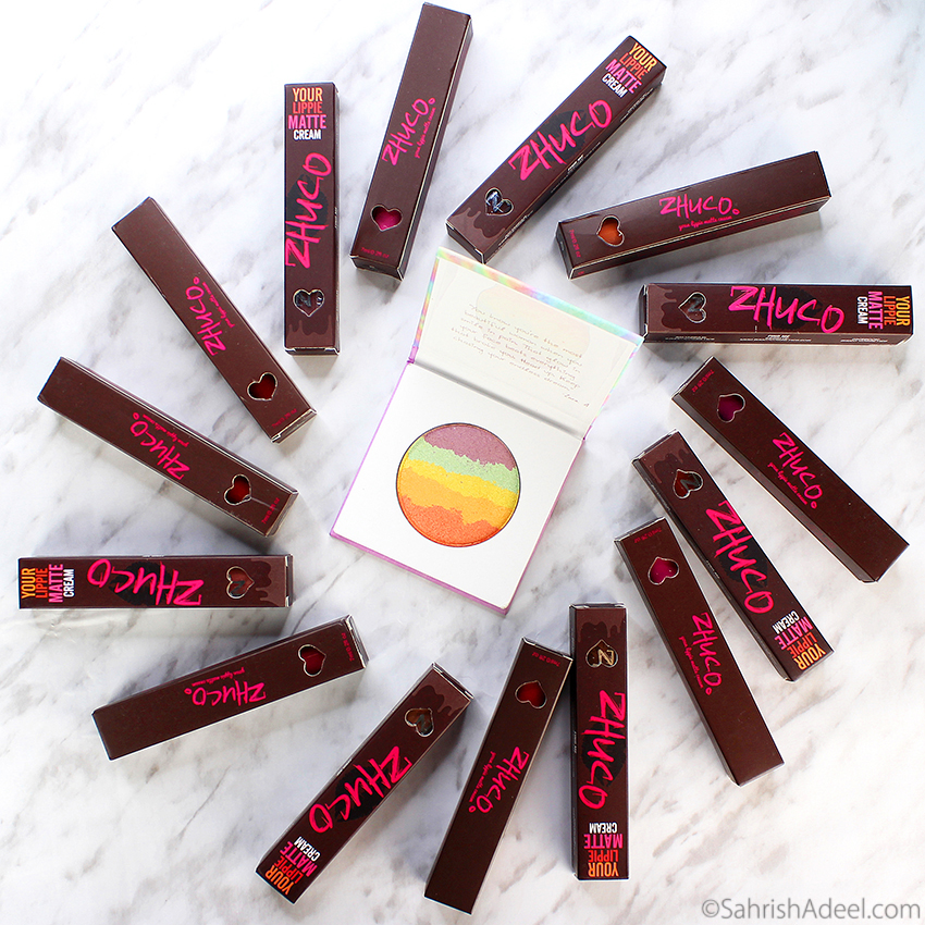 Lippie Matte Cream Matte Lipsticks by Zhuco Cosmetics - Review & Lip ...