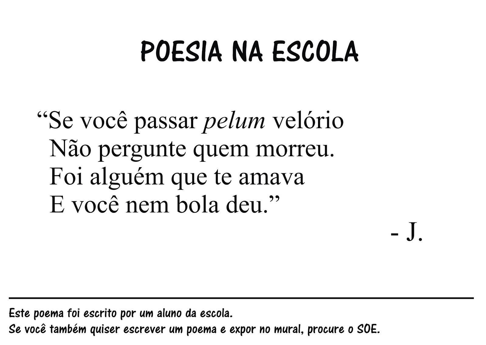 Poemas Curtos