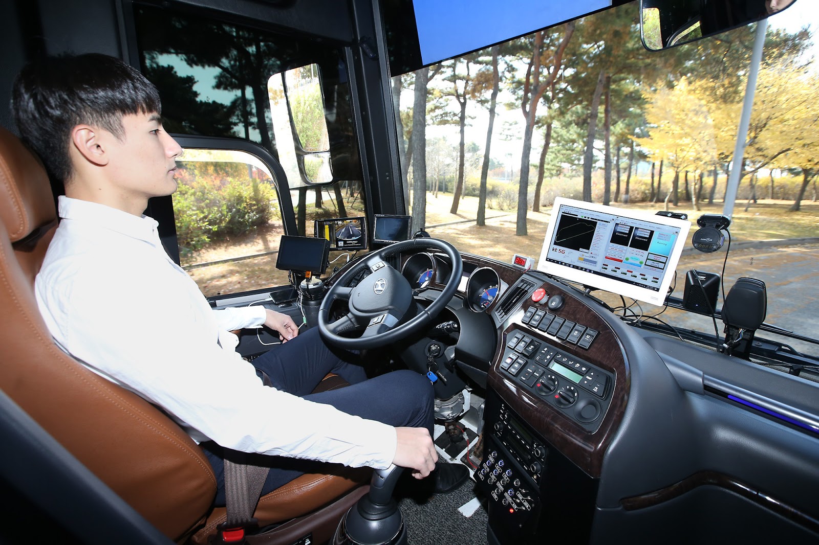 KT Corp. Tests Driverless Bus at Incheon Int'l Airport - Tech News 24h