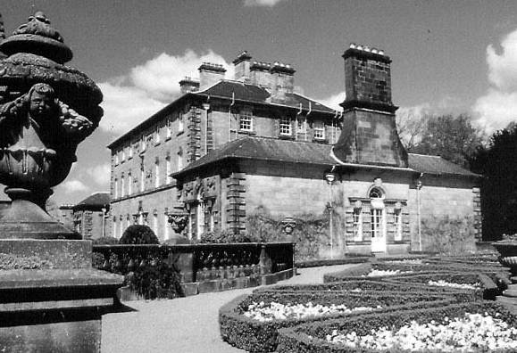 Tour Scotland: Old Photograph Pollok House Glasgow Scotland