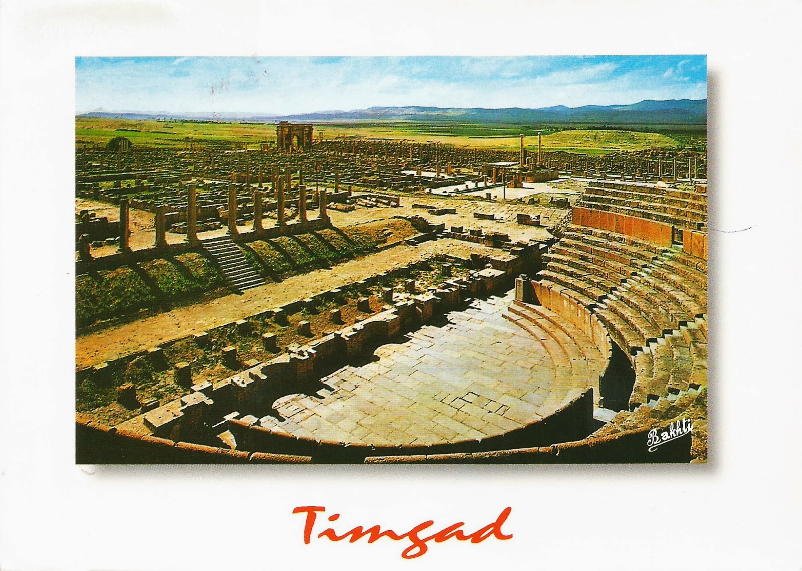 Postcards on My Wall: Timgad, Algeria (UNESCO)