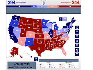 Electoral Vote Predictor: The Big 2012 Elecotral Map - A Stable Picture ...