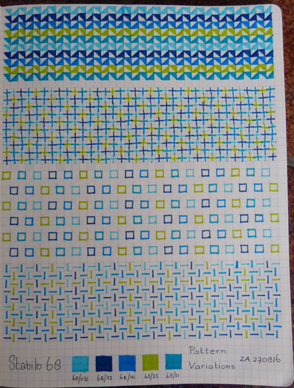 Caatje's Artsy Stuff: Pattern Variations