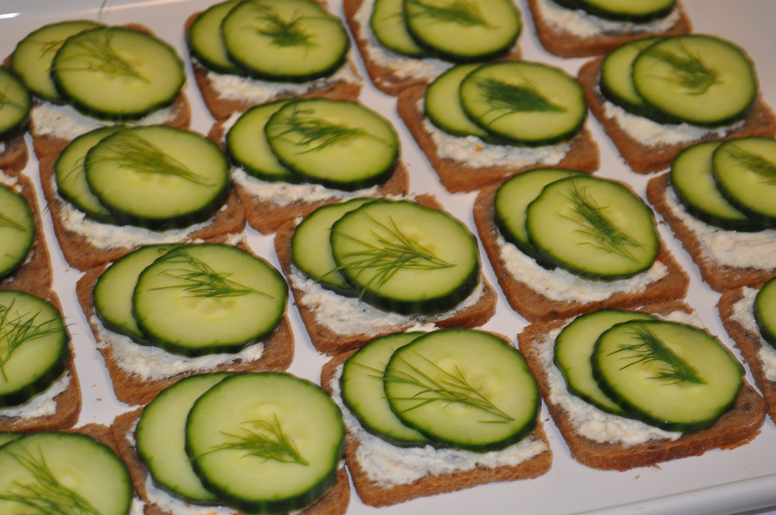 Dash of Diva: Cucumber Canapes