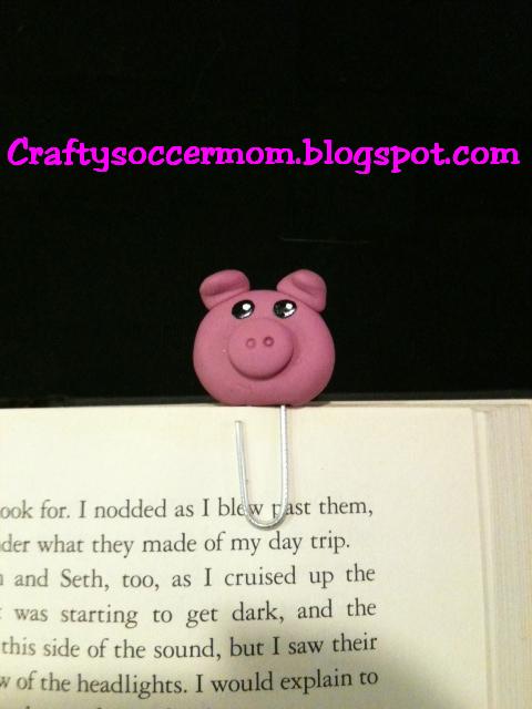 Crafty Soccer Mom: Polymer Clay Paper Clip
