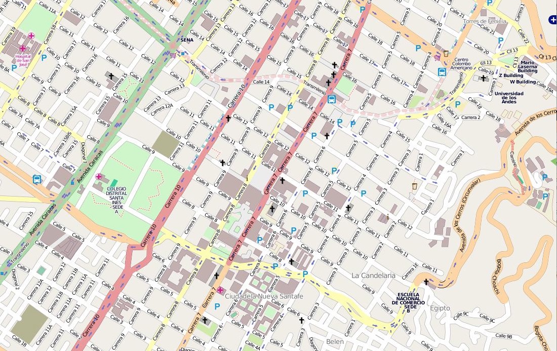 Notícias desde Bogotá: Bogotá - calles, carreras, transversales, avenidas