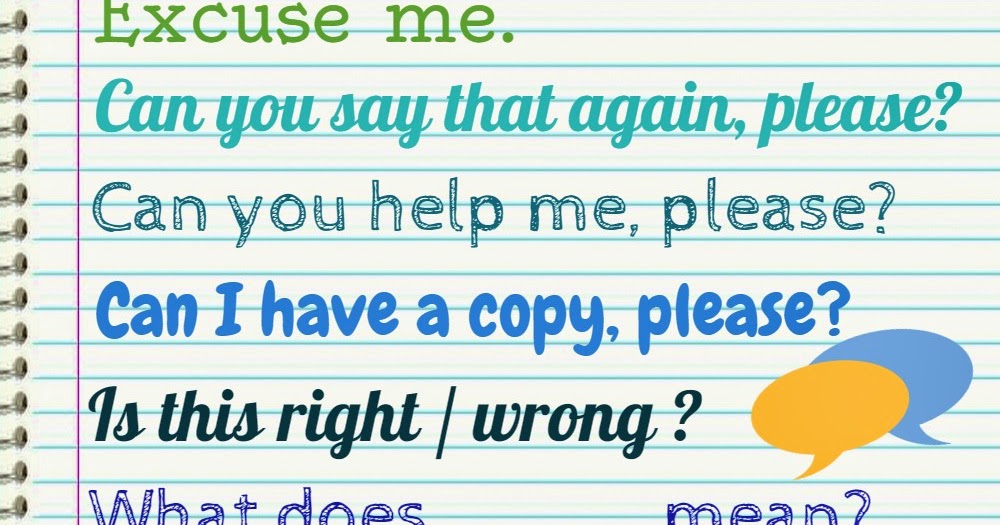 My English Blackboard: Useful Expressions in the Classroom