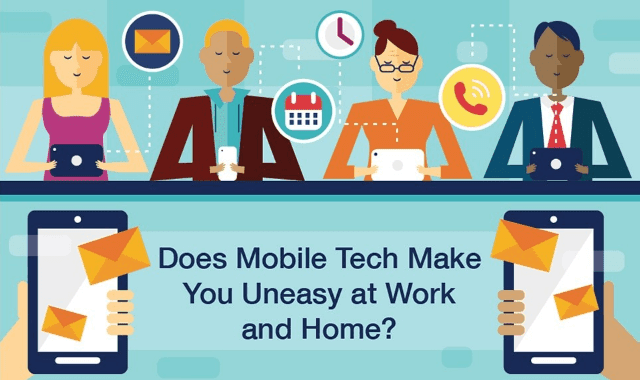 Does Mobile Tech Make You Uneasy At Work And Home? #Infographic ...