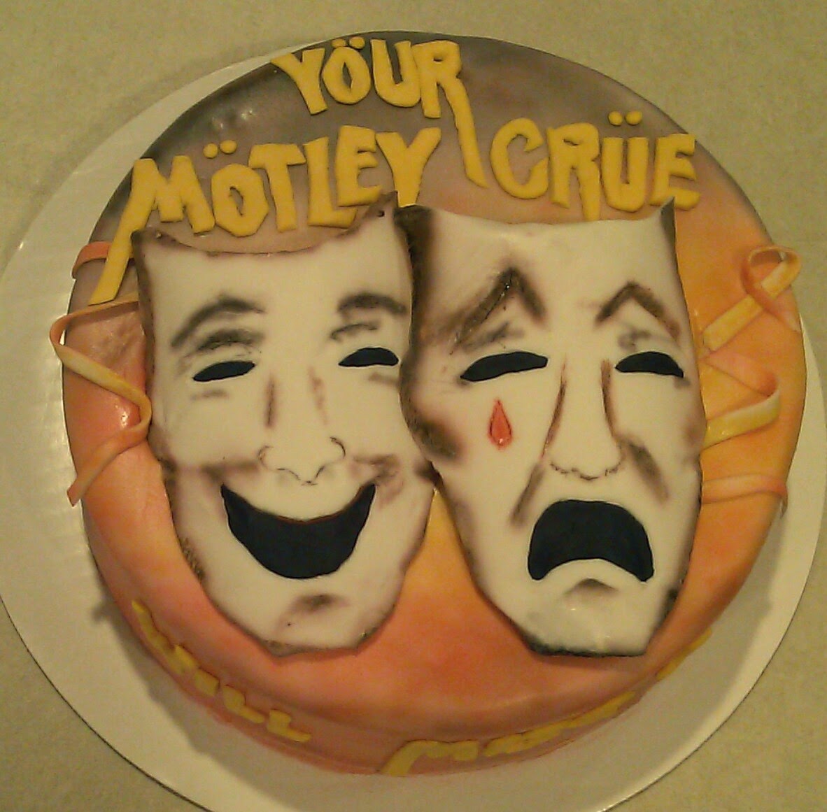 Cake It From Me: Motley Crue going away cake
