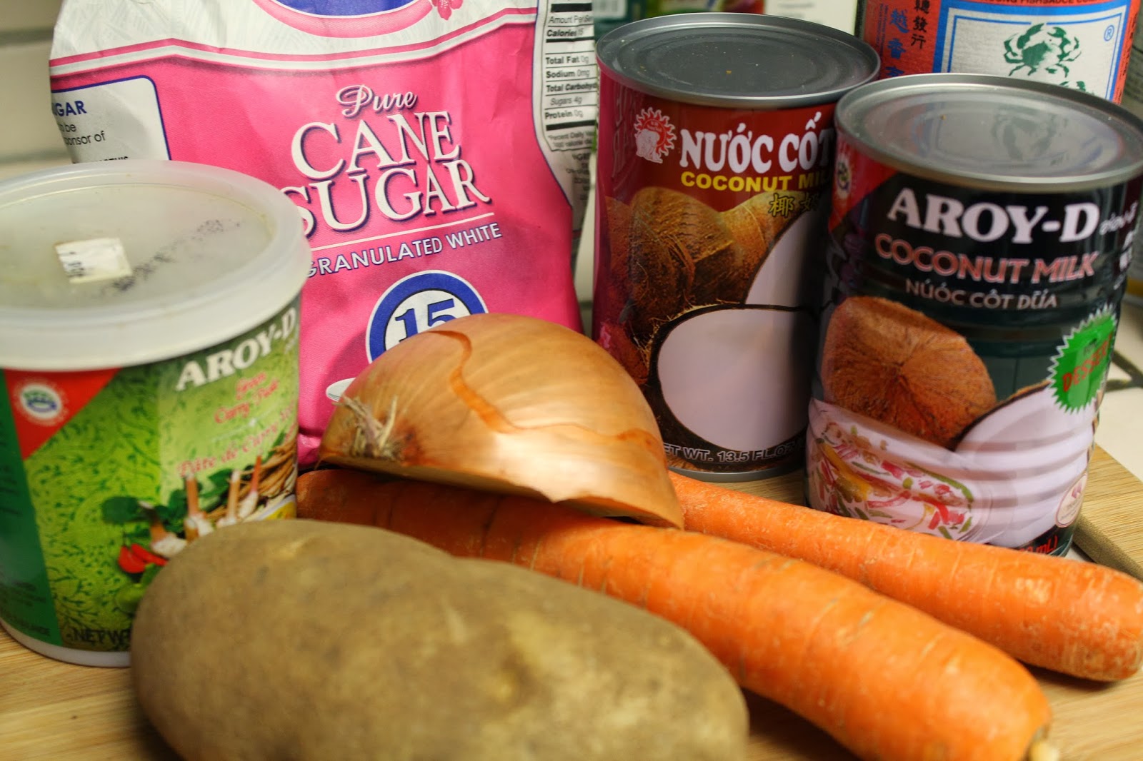 Green Chicken Curry - Hmong style - Kathy Nom Nom