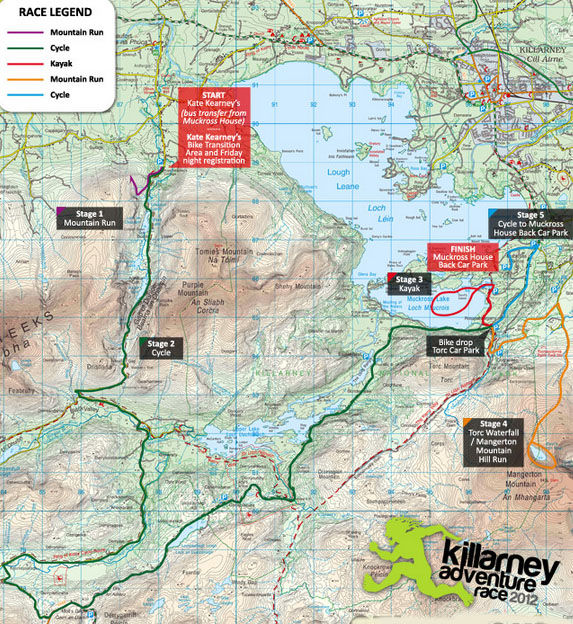 67 km course... The race consists of the following 5 stages: