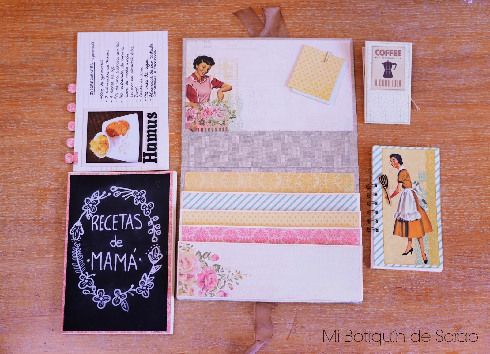 MI BOTIQUIN DE SCRAP: Recetario para Mamá