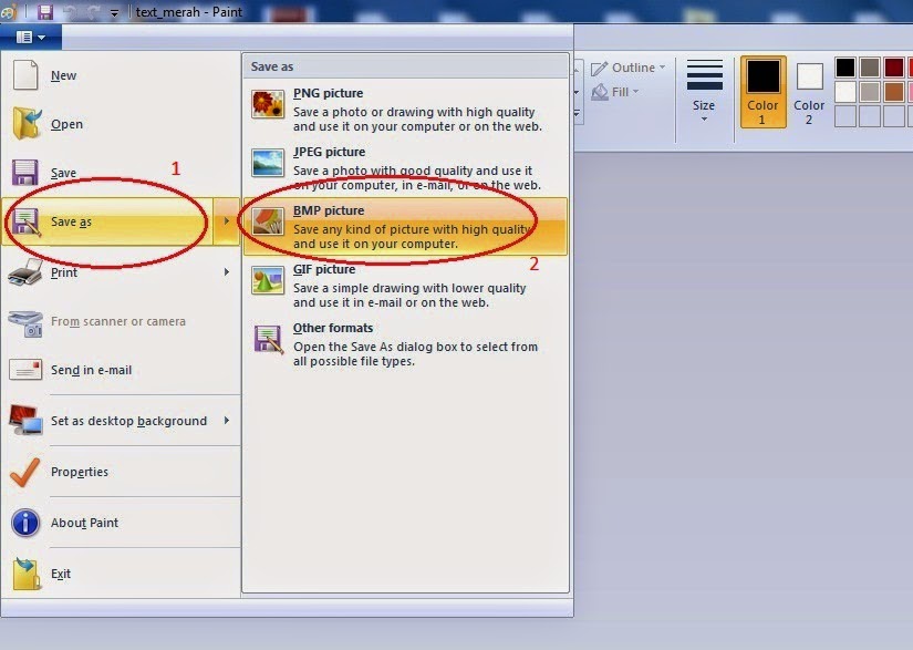 heriady blog: Membuat File Bitmap 24 Bit