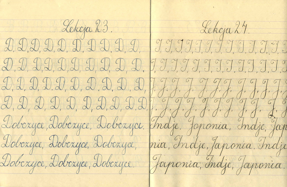 użytkowa K A L I G R A F J A przedwojenna