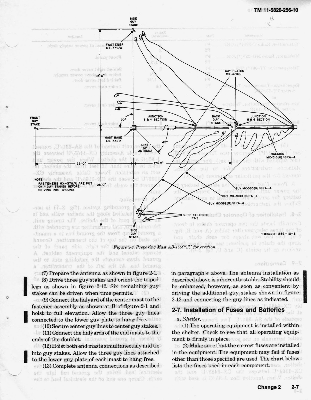 AI4WM Amateur Radio Blog: AN/GRC-26D, AB-155A/U Mast Instructions