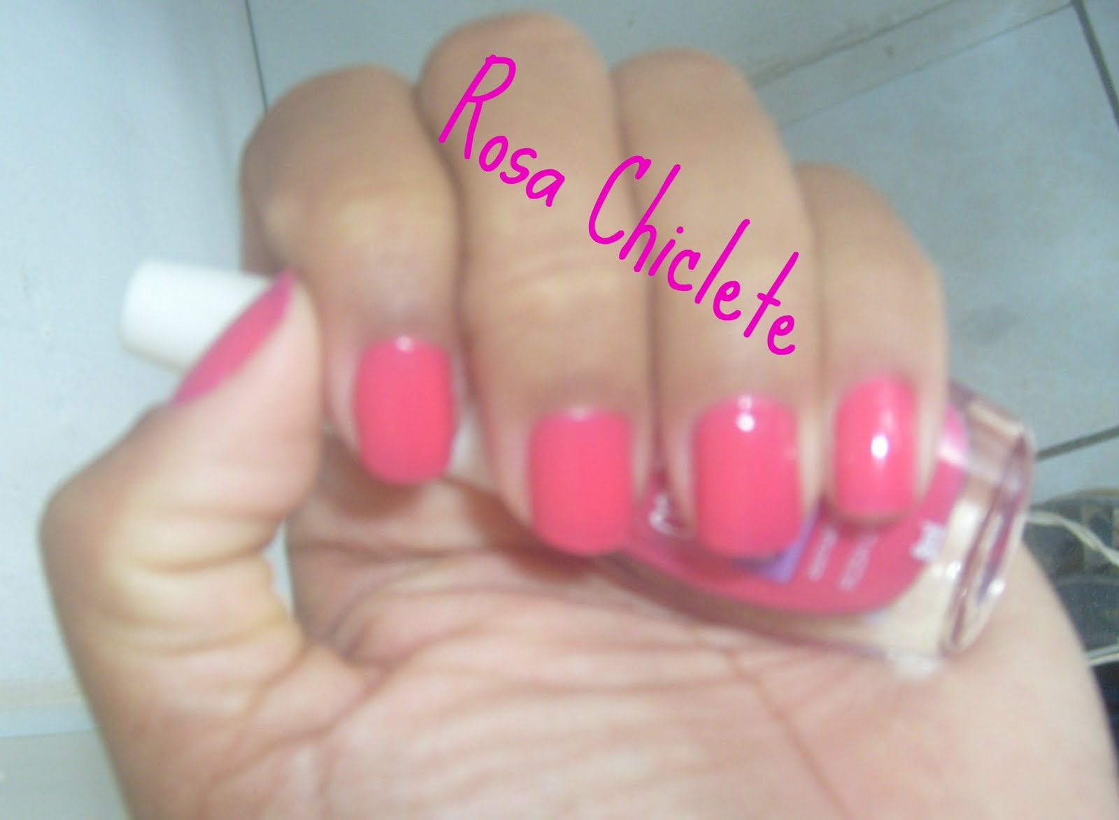 Maria Sapeca: Dica do Esmalte: Rosa Chiclete