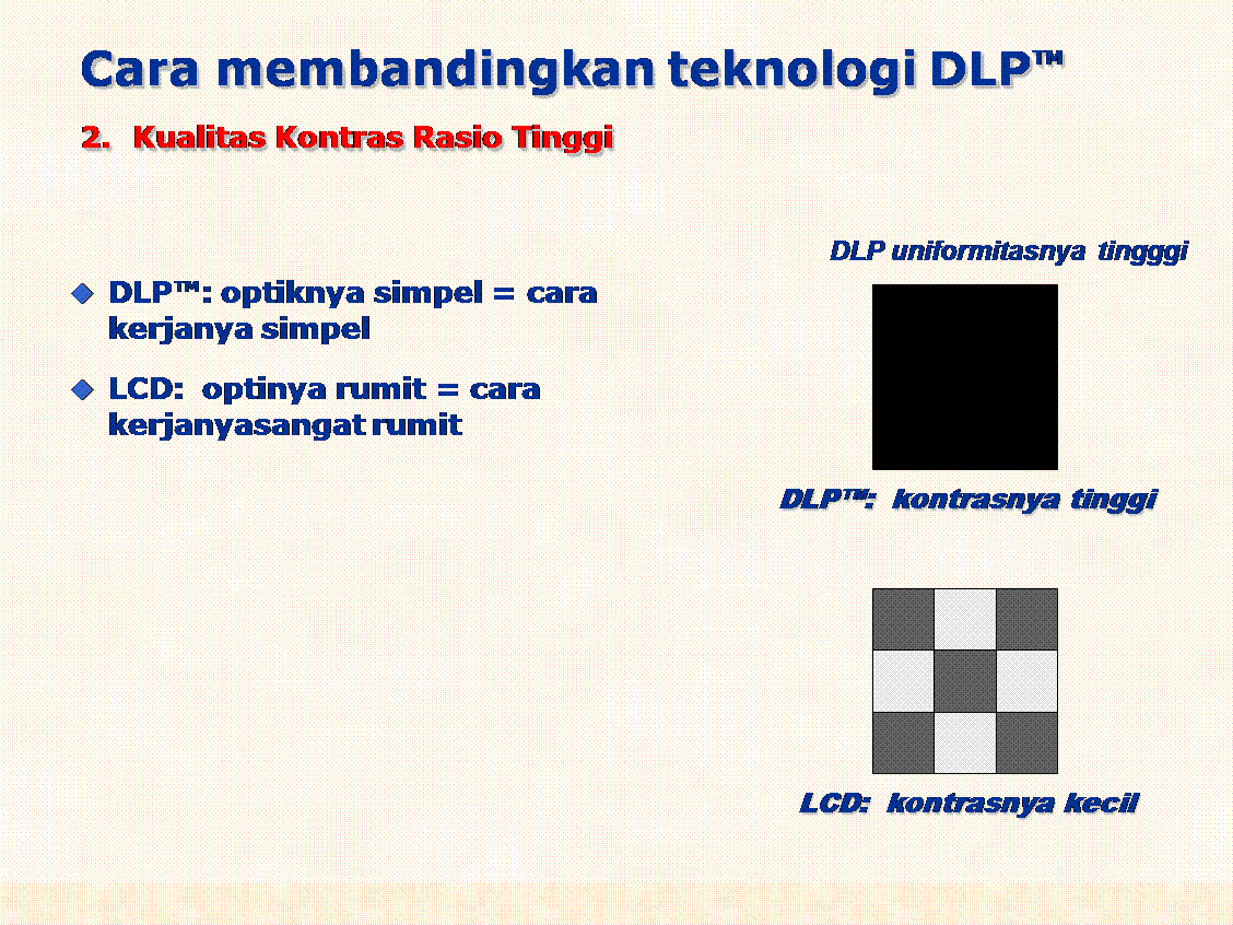 Dunia Proyektor: DLP VS LCD PROJECTOR