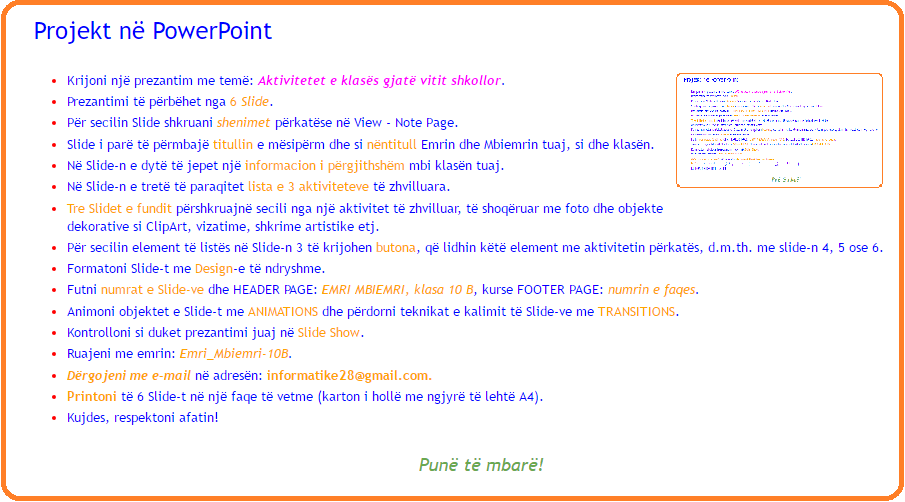 info28-1: projekt ne powerpoint