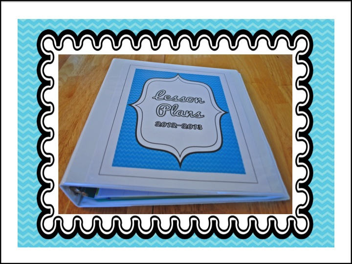 First Grade Fanatics: Lesson Plan Notebook Makeover