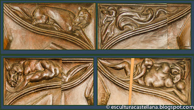 escultura castellana: SILLERÍAS DE CORO (X)