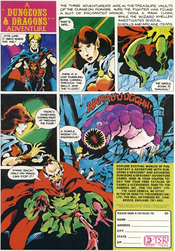 Kuronons: D&D comics history part 1 - Cartoon ads