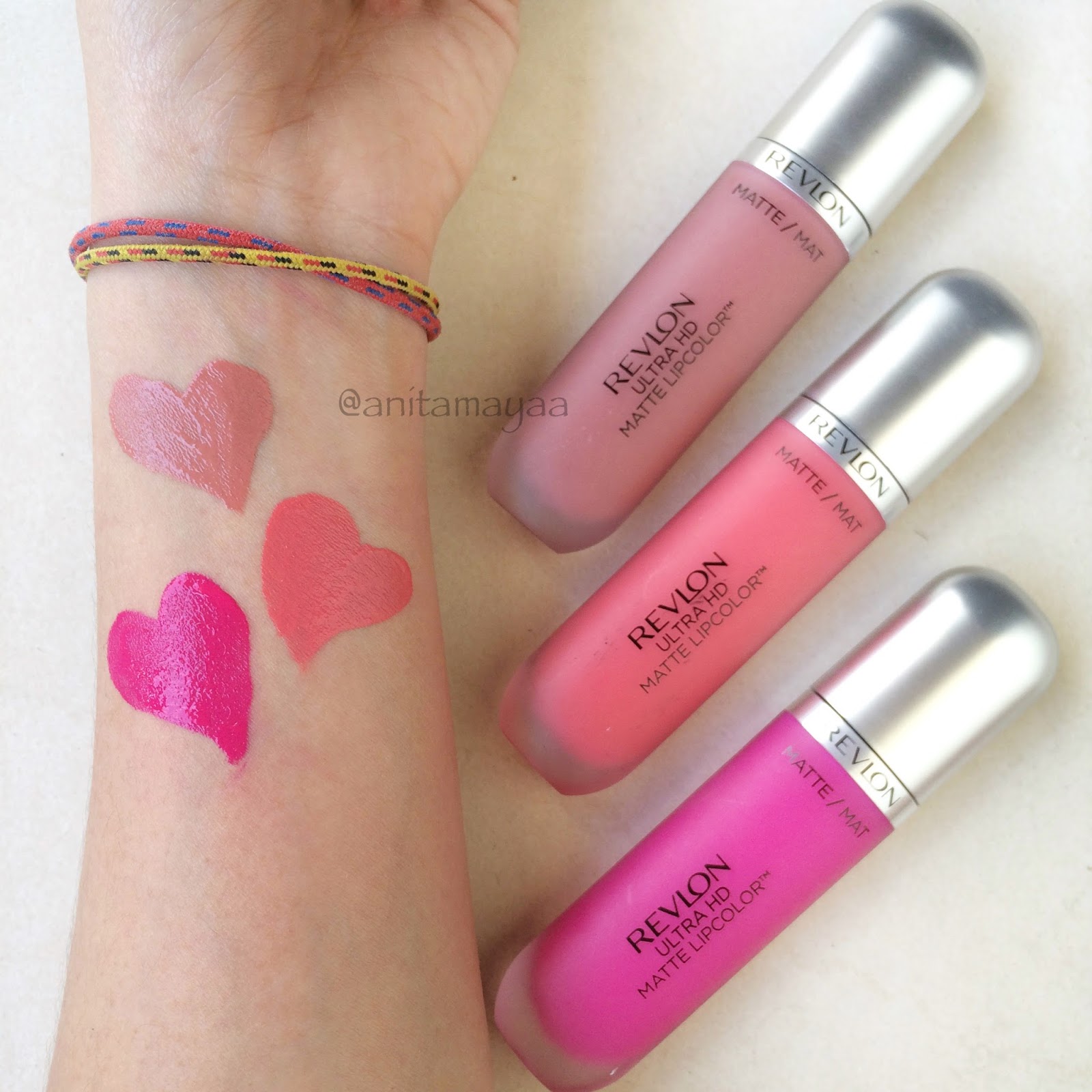 anitamayaa: [REVIEW] The New REVLON Ultra HD Matte Lipcolor