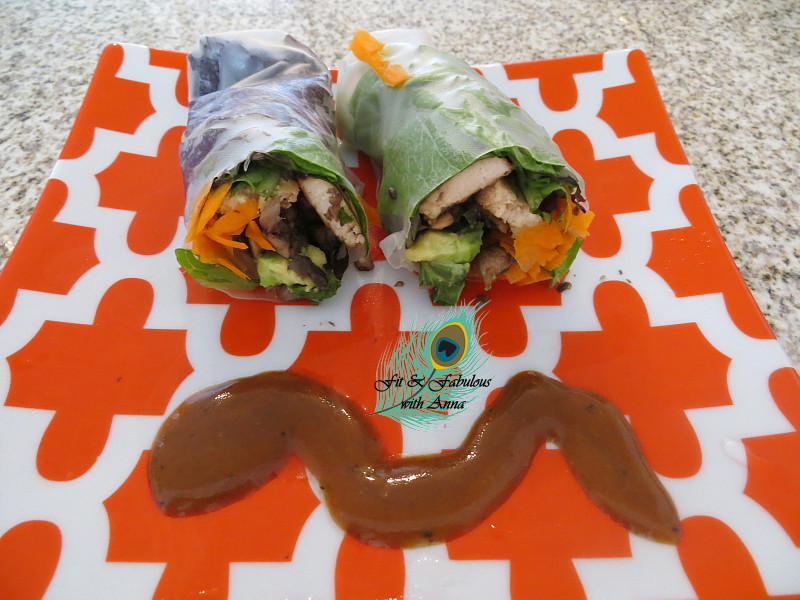 Rice Paper Wraps two ways - The Blondissima