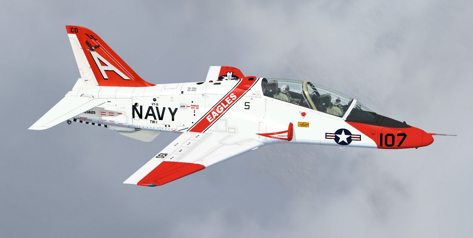 Dino Cattaneo's new T-45C Goshawk on FlightSim!