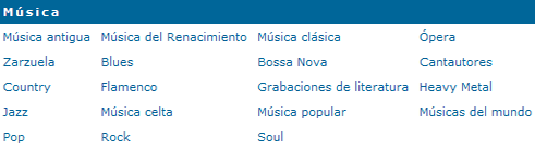 GUÍA|Consulta la colección de música por géneros musicales – Blogs Uned