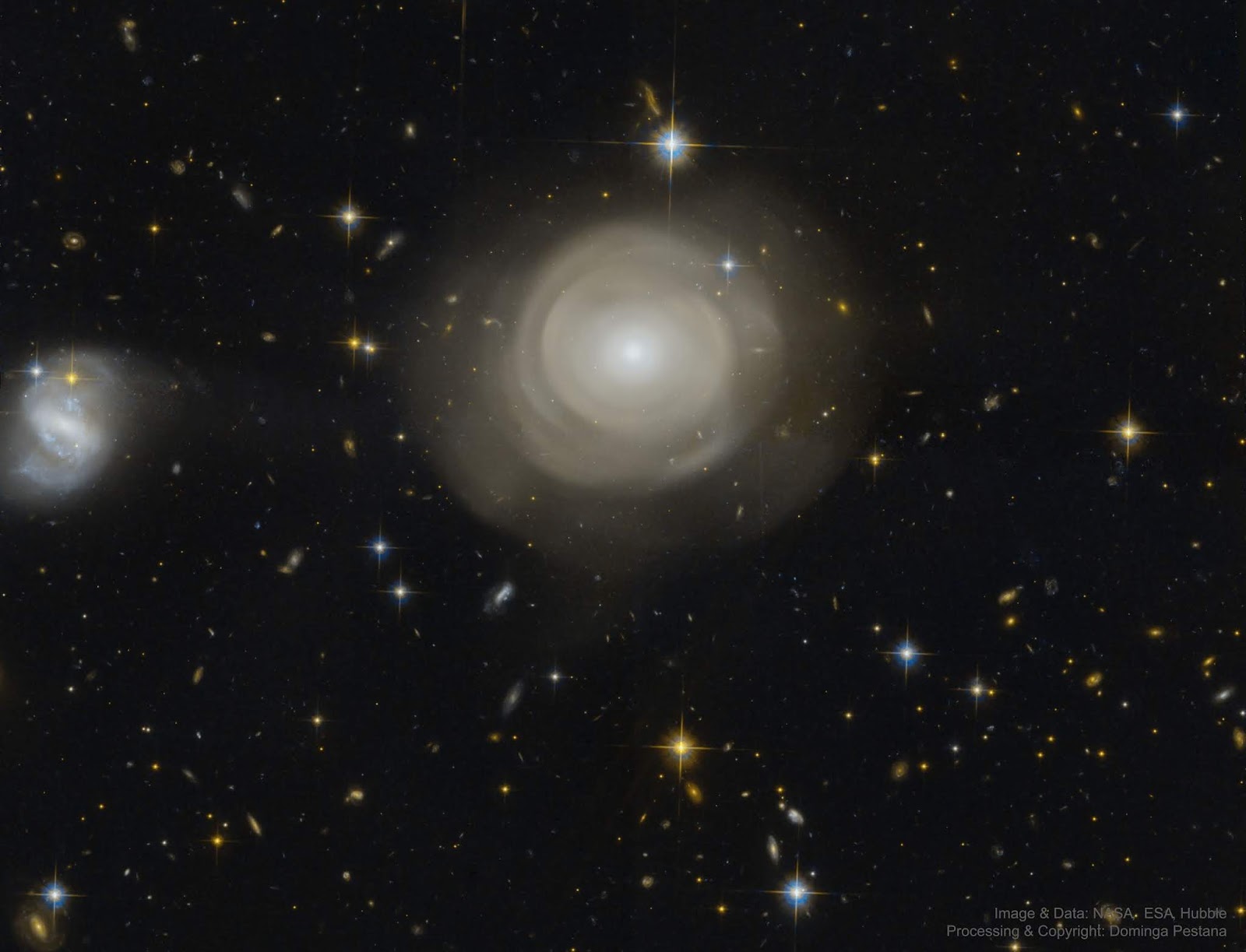 esplaobs: SHELLS OF STARS IN ELLIPTICAL GALAXY PGC 42871 Image Credit ...