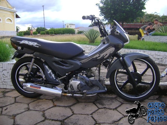 Olha que Pop100 cinza lindona! | Grupo Honda POP 100