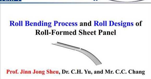 Enson.Studio.: 2016-Roll Bending Process and Roll Designs of Roll ...